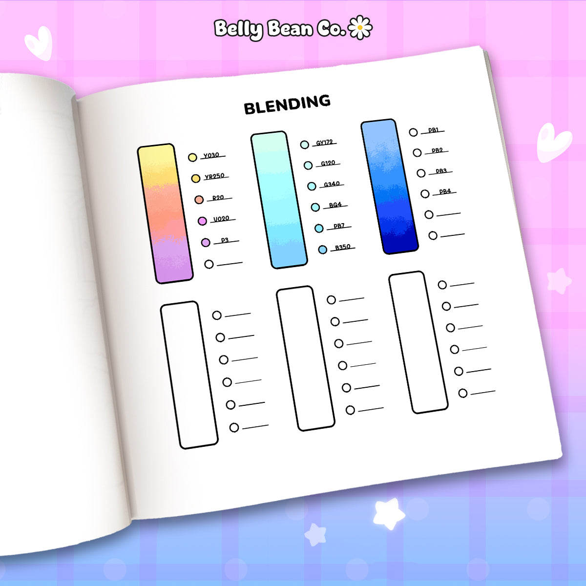 Coloring Practice Book: Master Blending, Shading & Patterns – Belly Bean Co